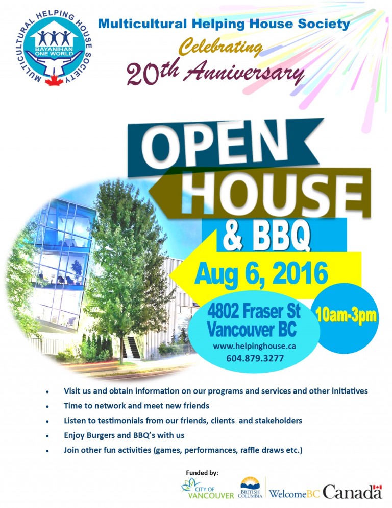 The Multicultural Helping House Society Open House | News